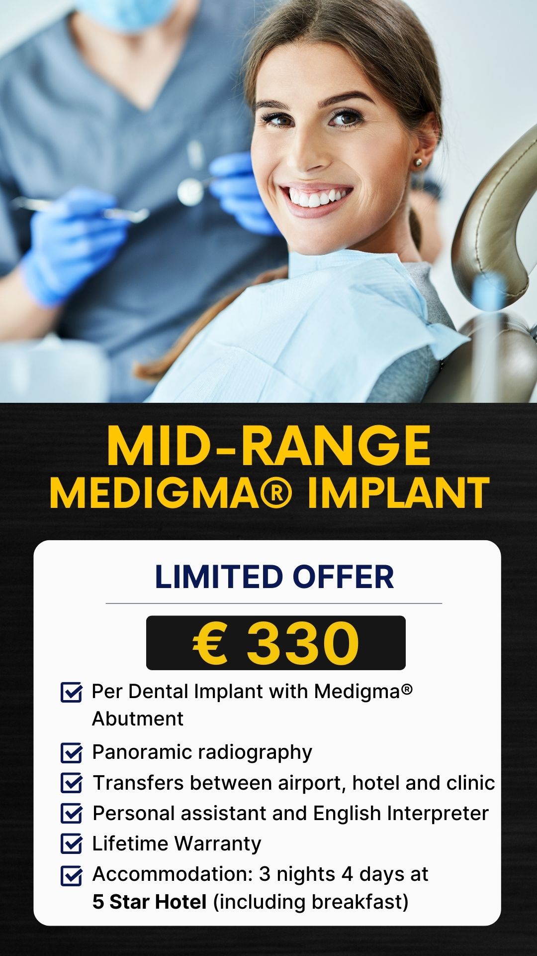 Zirconium Dental Implants Turkey | Durable & Natural-Looking